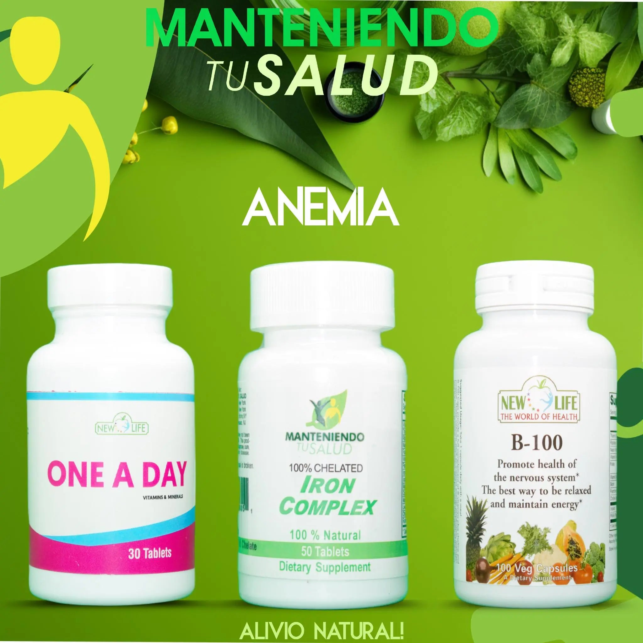 Anemia Kit: Fortalezca su Bienestar con Nuestros Suplementos Naturales ...