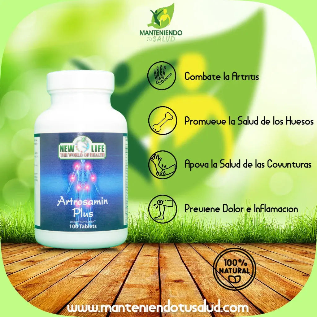 New Life Artrosamin Plus, Joint Support, 100 Tablets – Manteniendo Tu Salud