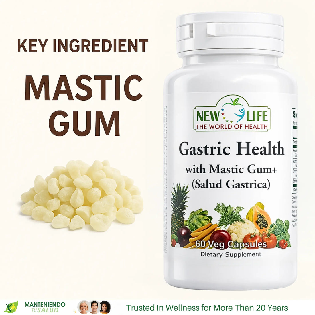 New Life Gastric Health, Digestive Support, 60 Capsules – Manteniendo ...