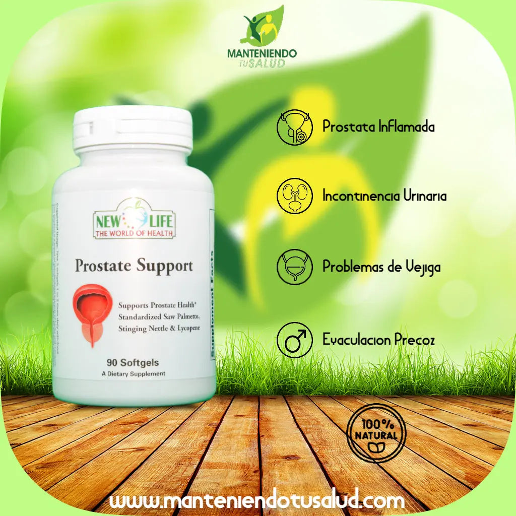 New Life Prostate Support, Prostate Health, Saw Palmetto, 90 Softgels ...