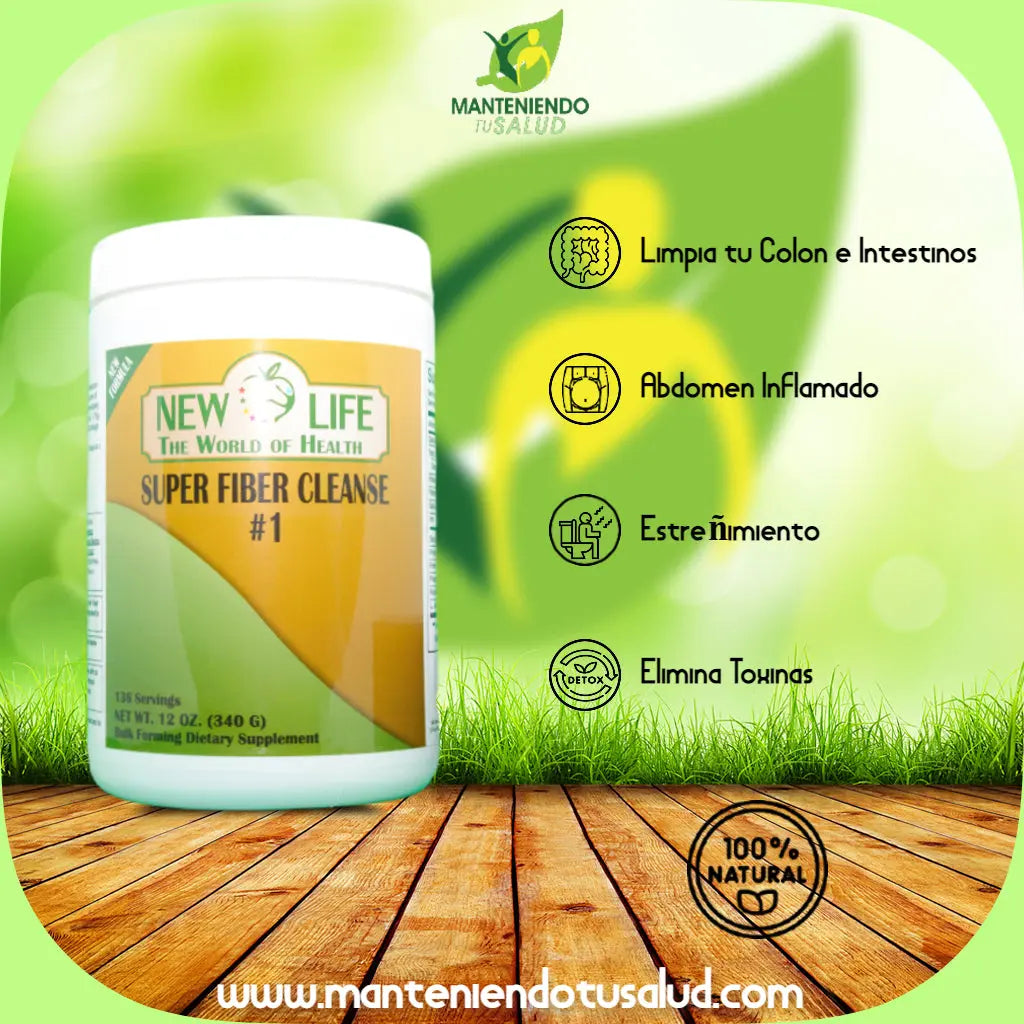 Super Fiber Cleanse 1 Powder | Libera el Poder de la Desintoxicación ...